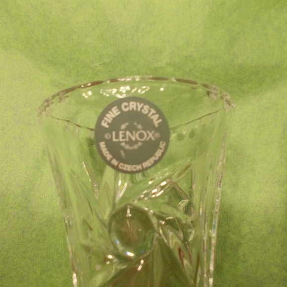Lenox | Accents | New Beautiful Lenox Vase Crystal Glass Height 6 ...